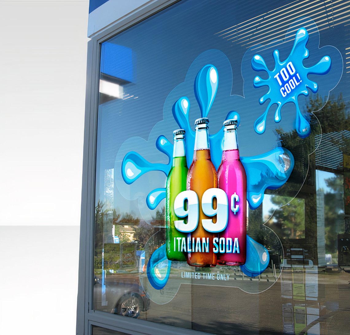 Window Clings | YouStickers | Durable, Waterproof Vinyl